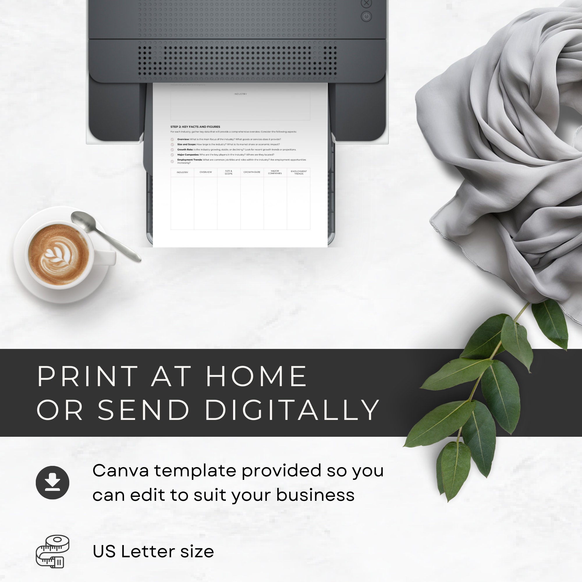 Networking Strategy Worksheet Career Coach Handout Canva Template ...