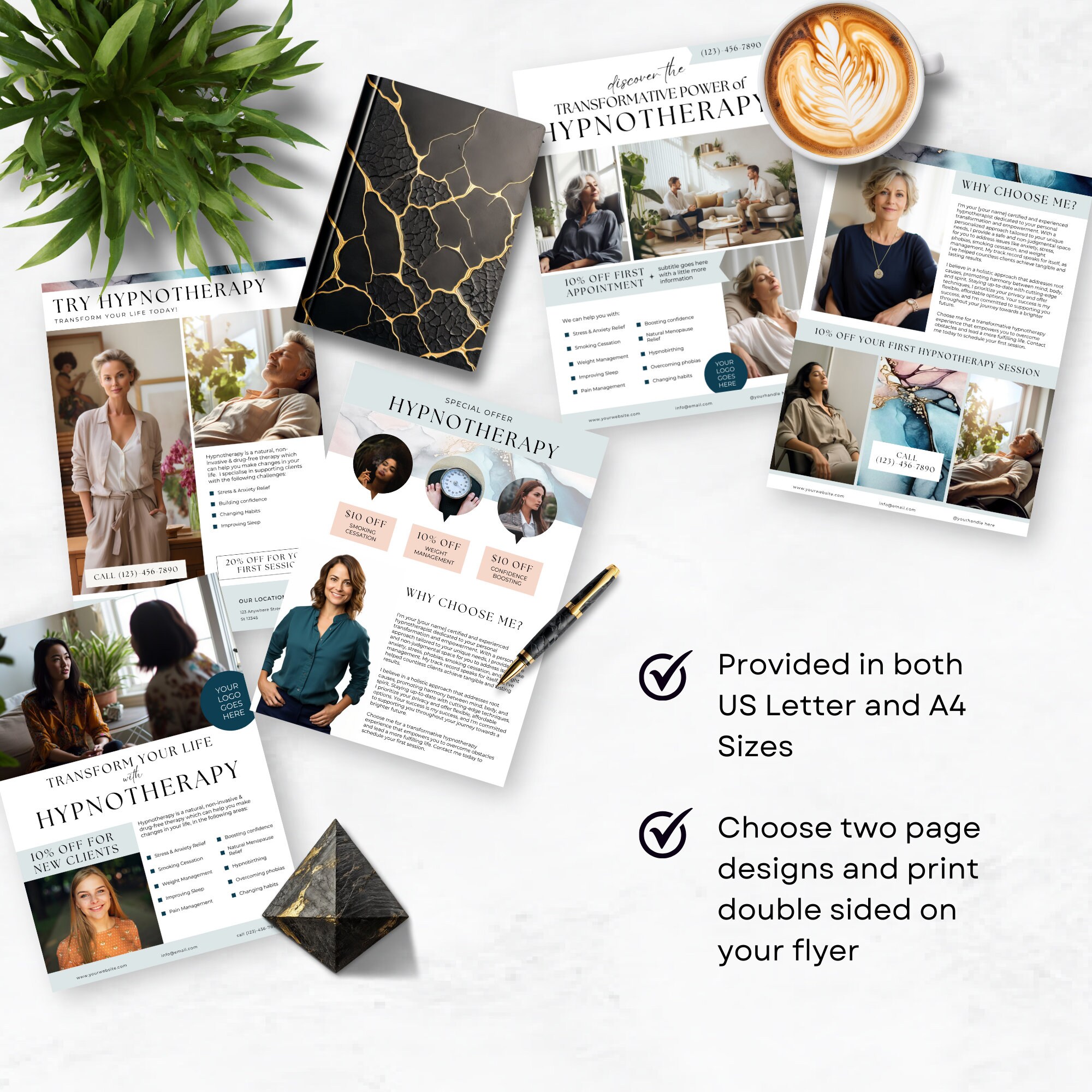 Flyer for Hypnotherapist Canva Template, Hypnotherapy Marketing ...