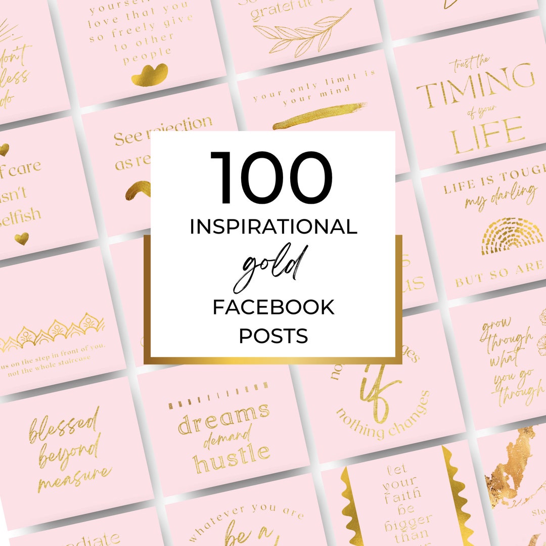 Inspirational Quotes FB Posts, for Your Facebook Group or Membership ...