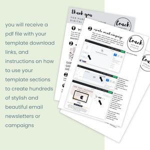 Canva Email Template Bundle: Canva Template for Email - Etsy
