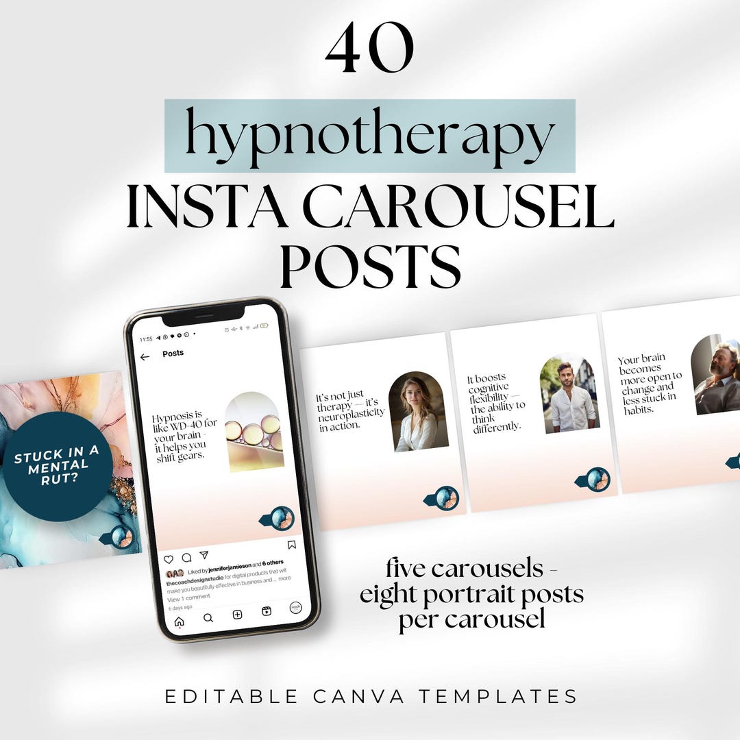 Hypnosis Carousel Instagram Portrait Posts IG Expertise Research ...