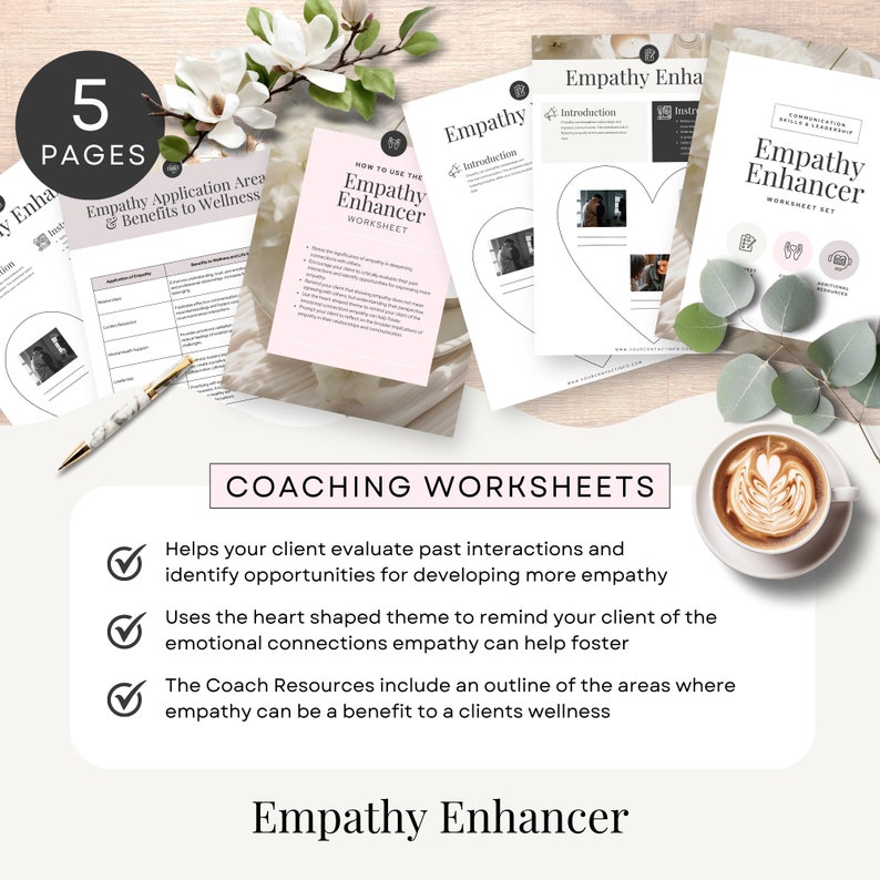 Empathy Enhancer Worksheet Canva Template, Interpersonal Communication ...