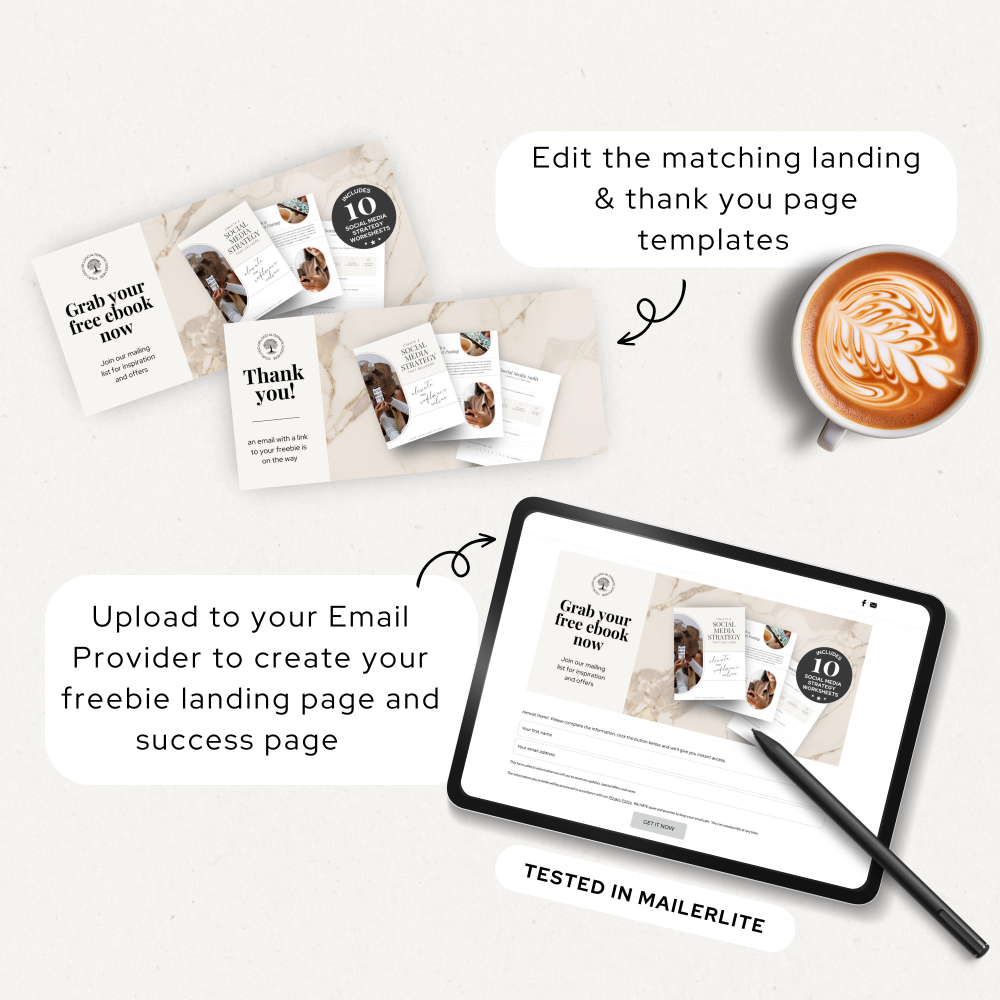 Social Media Strategy Lead Magnet Bundle, Freebie and Email Sequence ...