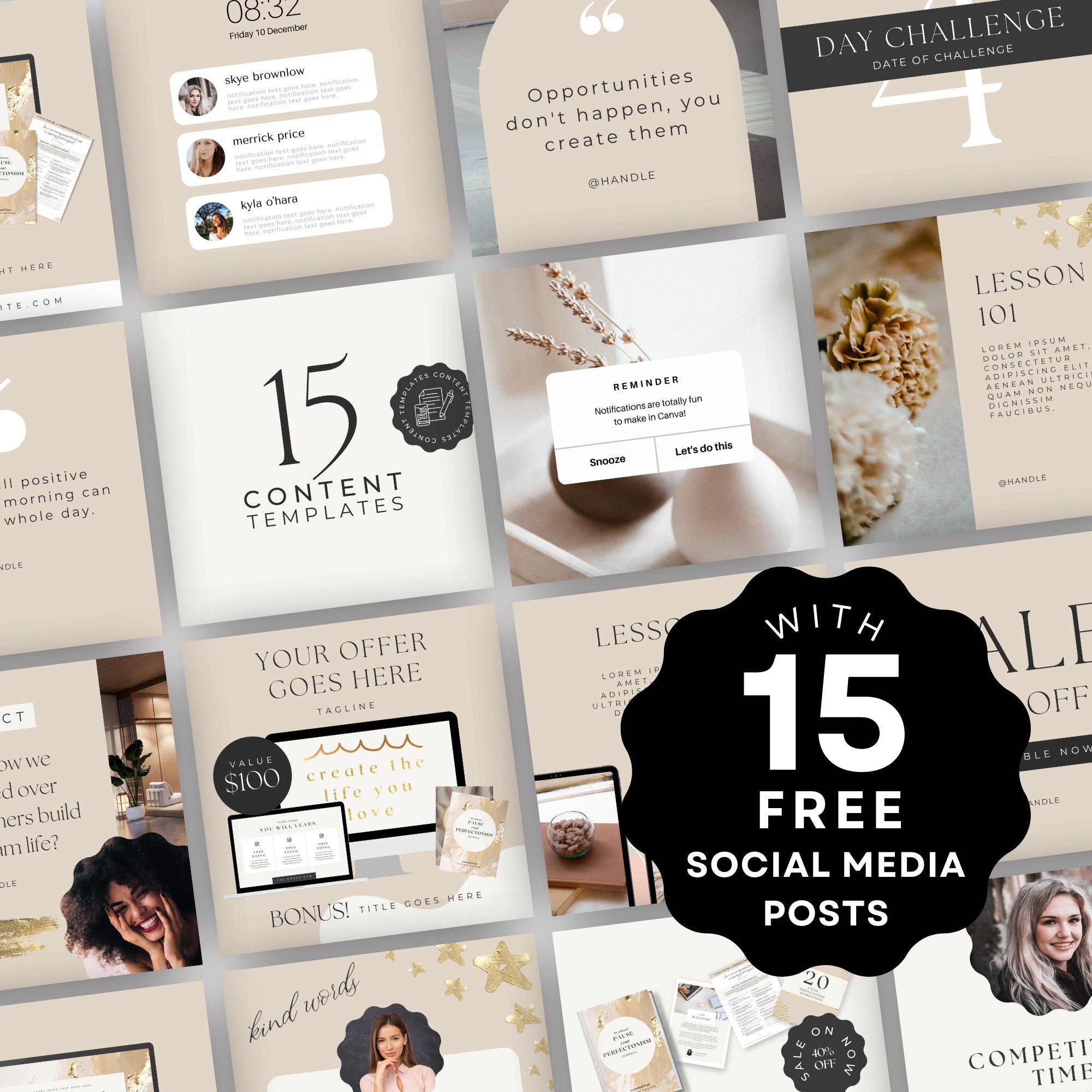 Content Calendar Google Sheets, Social Media Planner, Editable Template ...