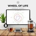 Wheel of Life Google Sheet Template for Coaches Client Life Balance ...