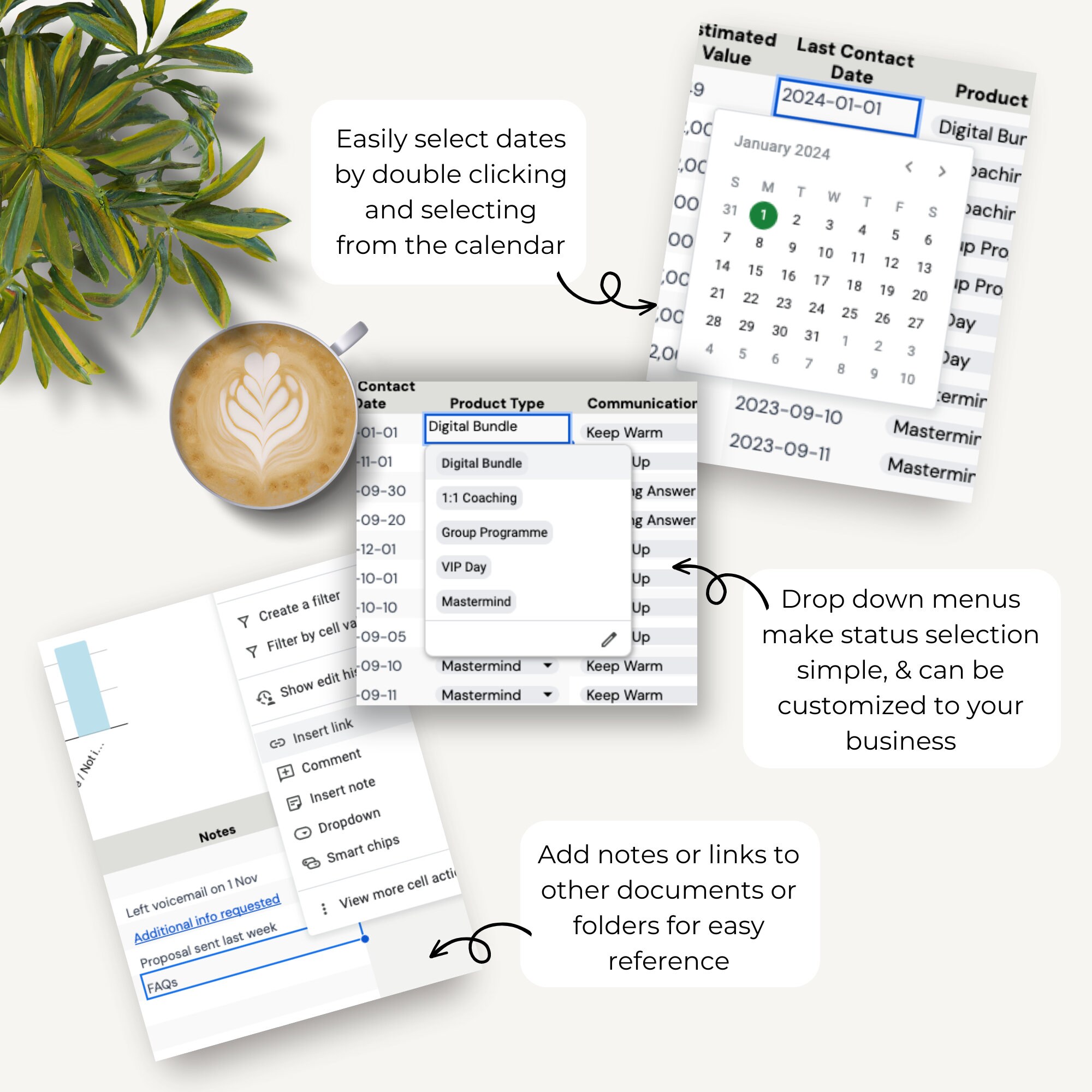 Coaching Client Pipeline Google Sheet, Lead Conversion, Revenue ...