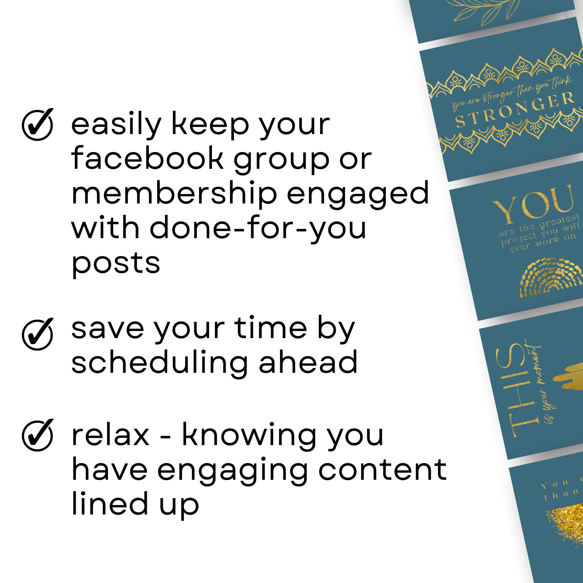 Inspirational Quotes FB Posts, for Your Facebook Group or Membership ...