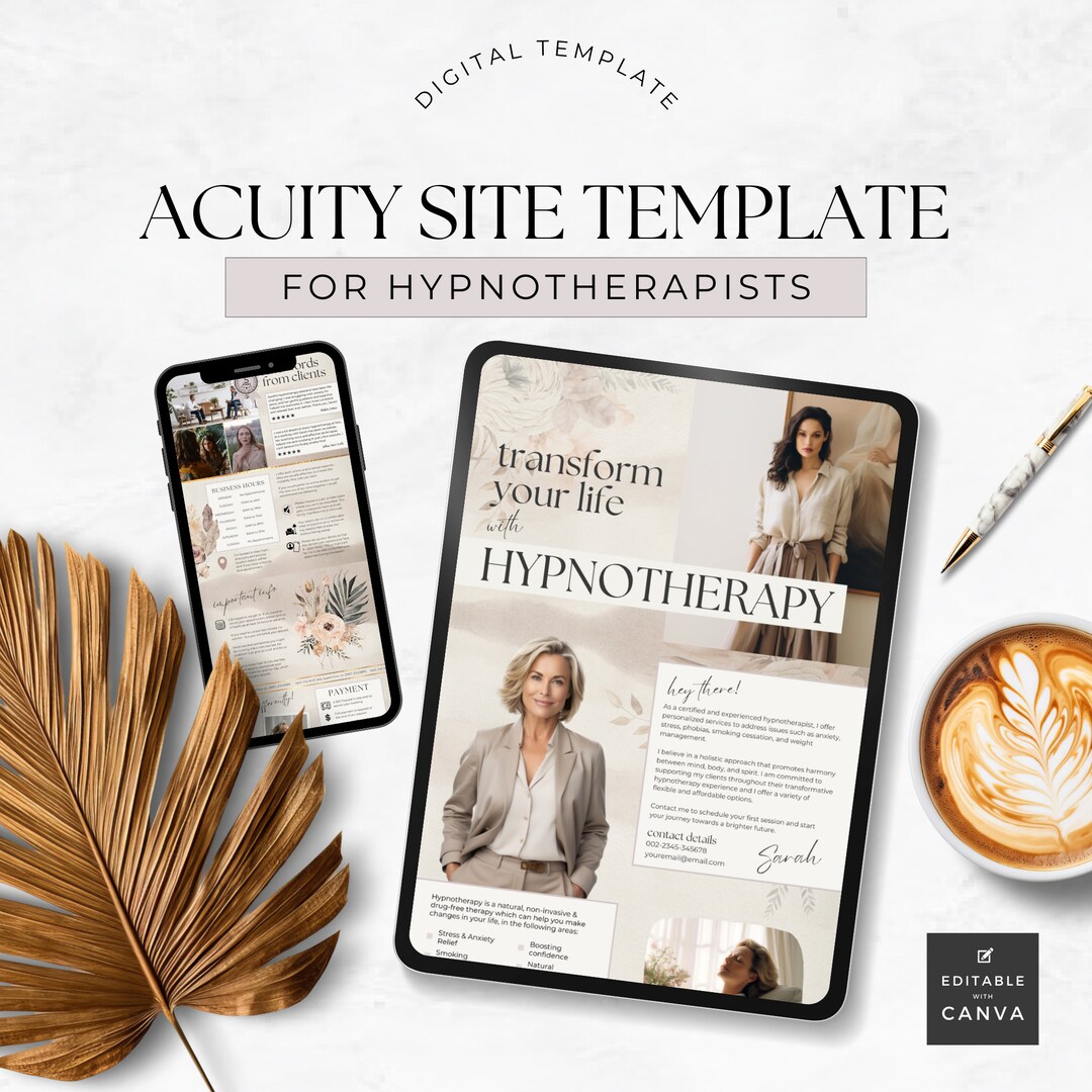 Hypnotherapy Acuity Template, Customize Acuity Scheduling App ...
