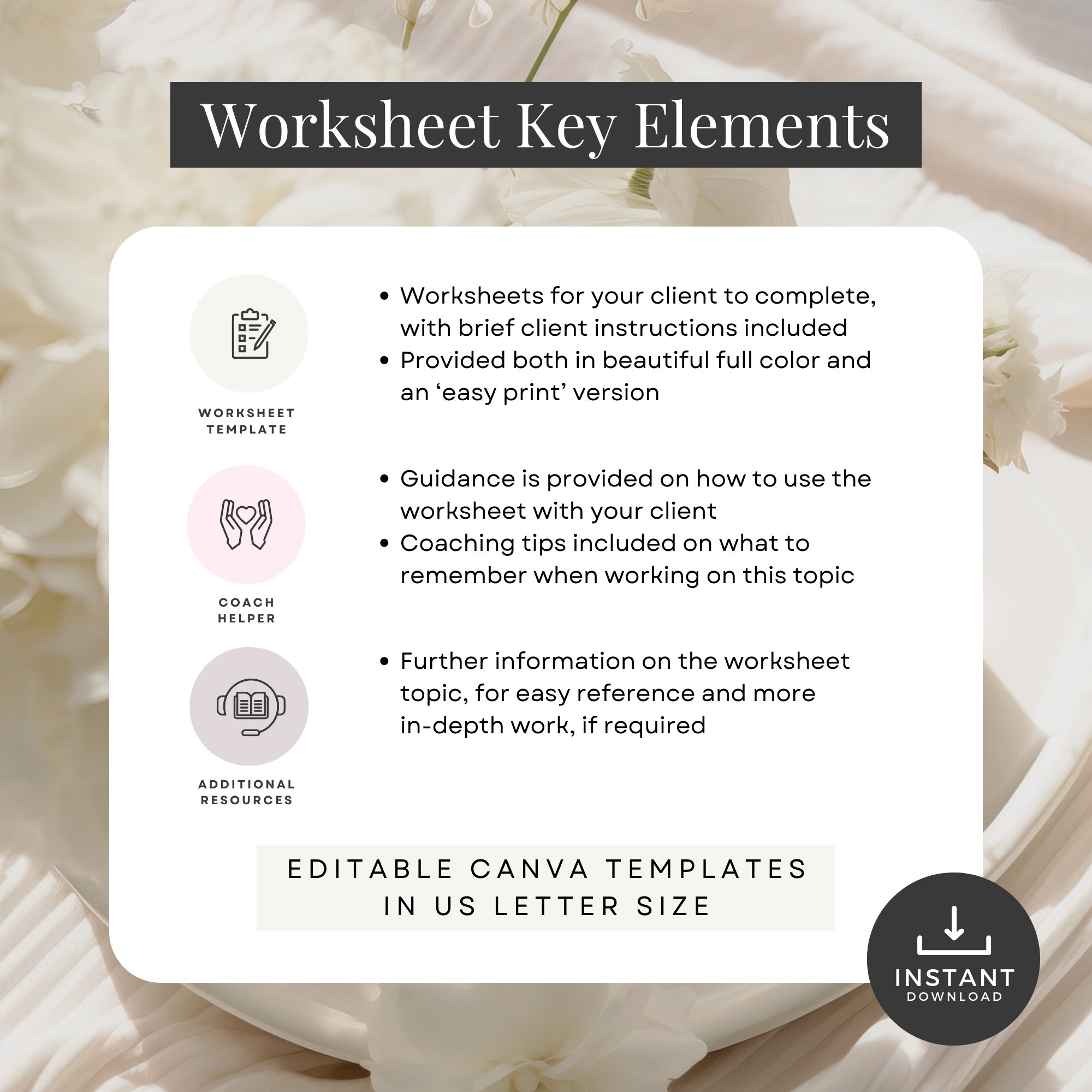 Executive Coach Worksheets, Leadership Tools, Communicate Your Vision ...