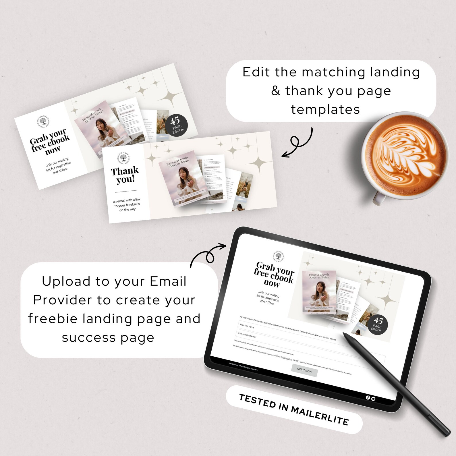 Freebie and Welcome Sequence Canva Template Bundle for Coaches ...