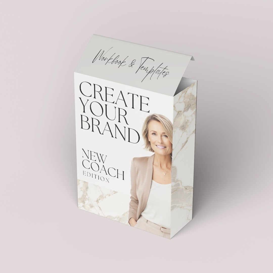 New Coach Branding DIY Visual Brand Bundle Strategy Workbook, Canva ...