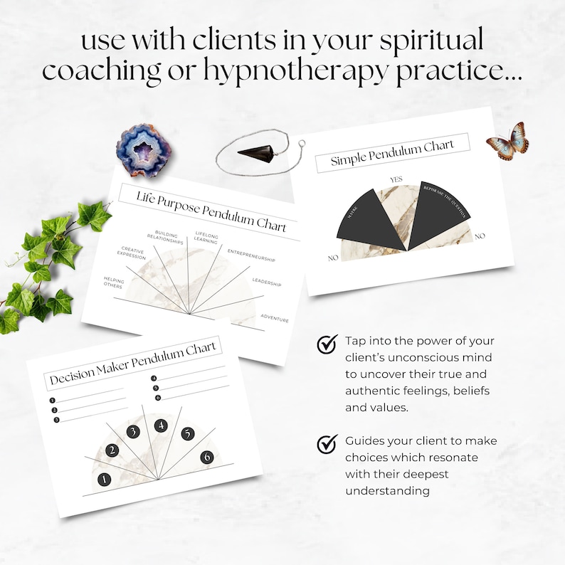 Spiritual Coach Dowsing Board Printable, Pendulum Chart Template ...