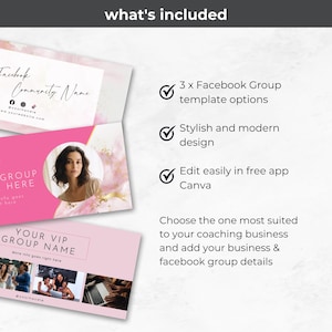 Facebook Group Banner FB Cover Canva Template Branded Social Media ...