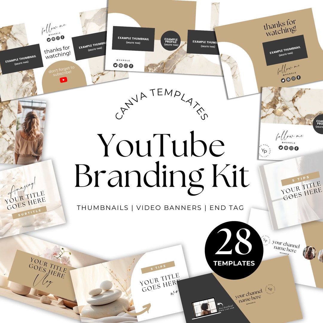 YT Template Thumbnail Video Banner End Tag Youtube Canva Templates You ...