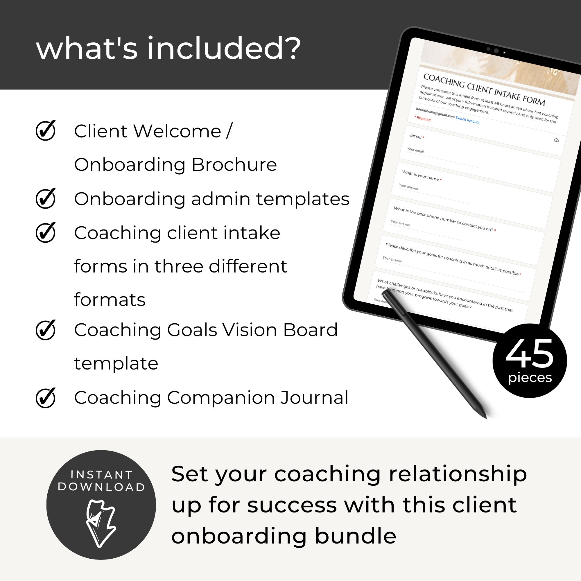 Life Coach Client Onboarding Template Bundle, Coaching Welcome Pack ...