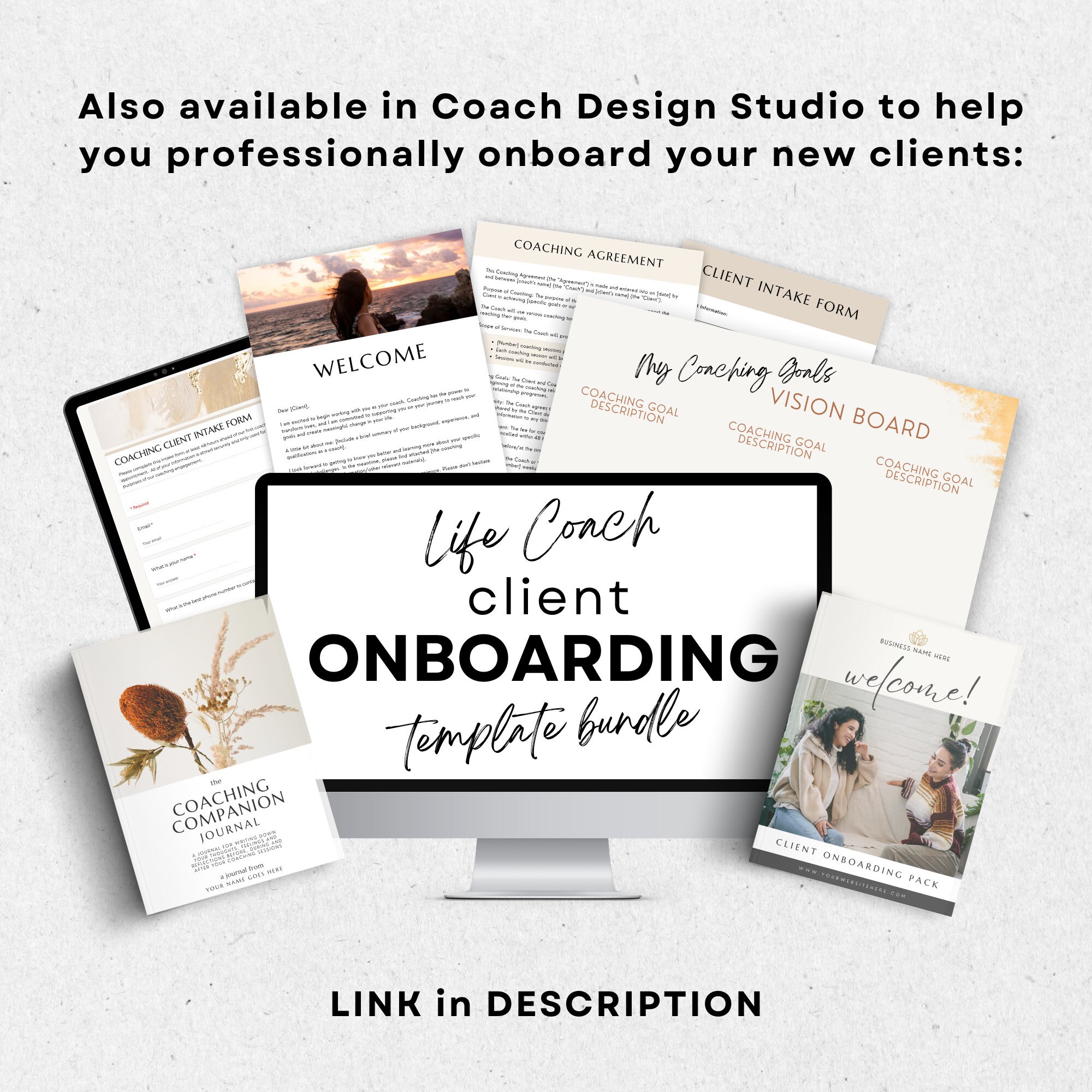 Coaching Client Onboarding Canva Template, Welcome Packet for New ...