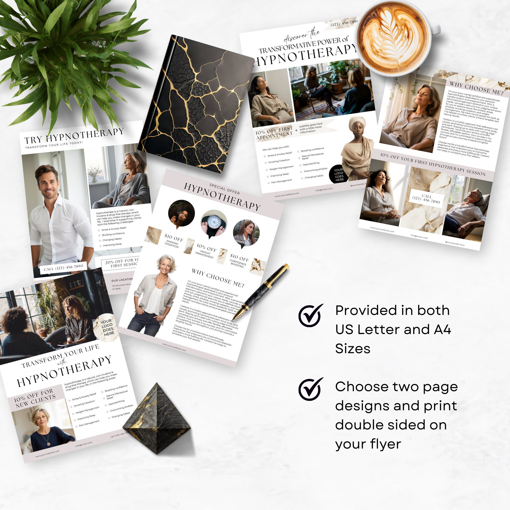 Hypnotherapist Flyer Template, Hypnotherapy Marketing, Hypnosis Promo ...