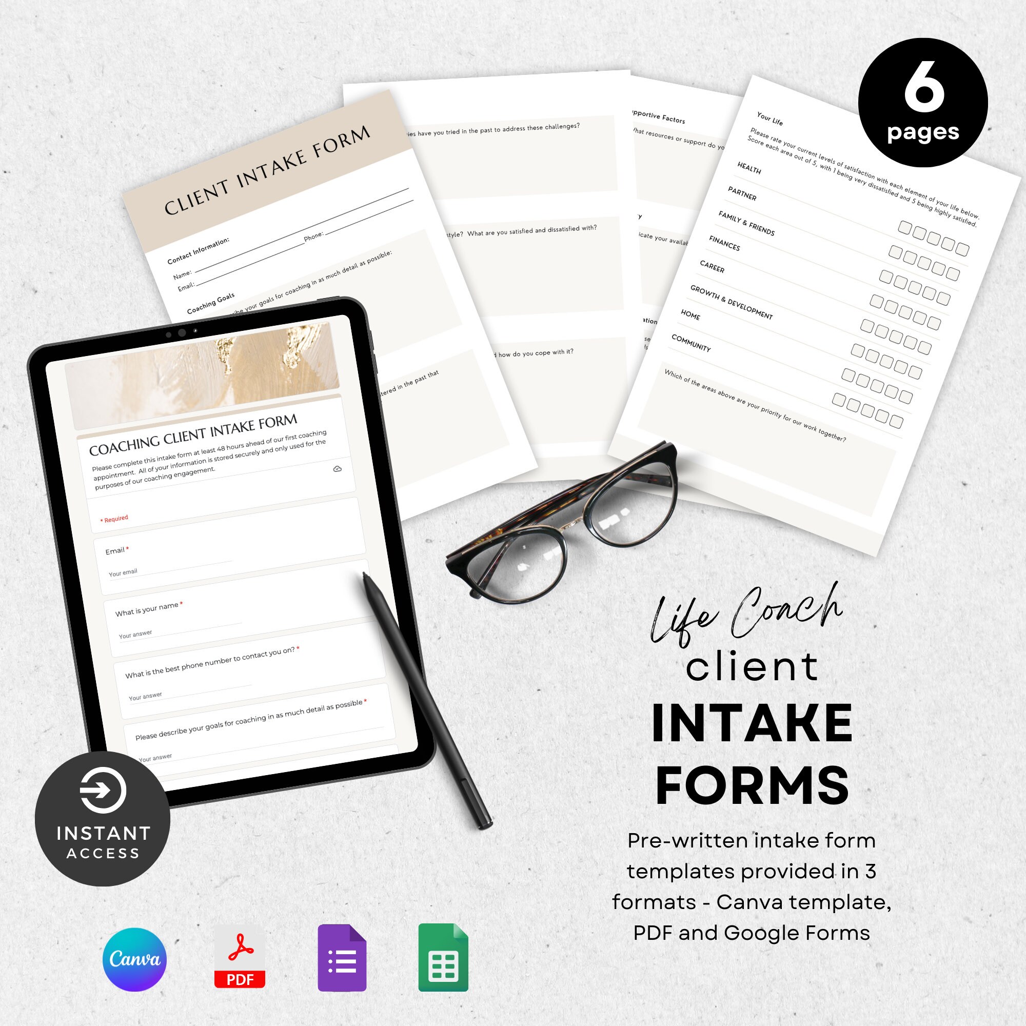 Life Coach Client Onboarding Template Bundle Coaching Welcome - Etsy