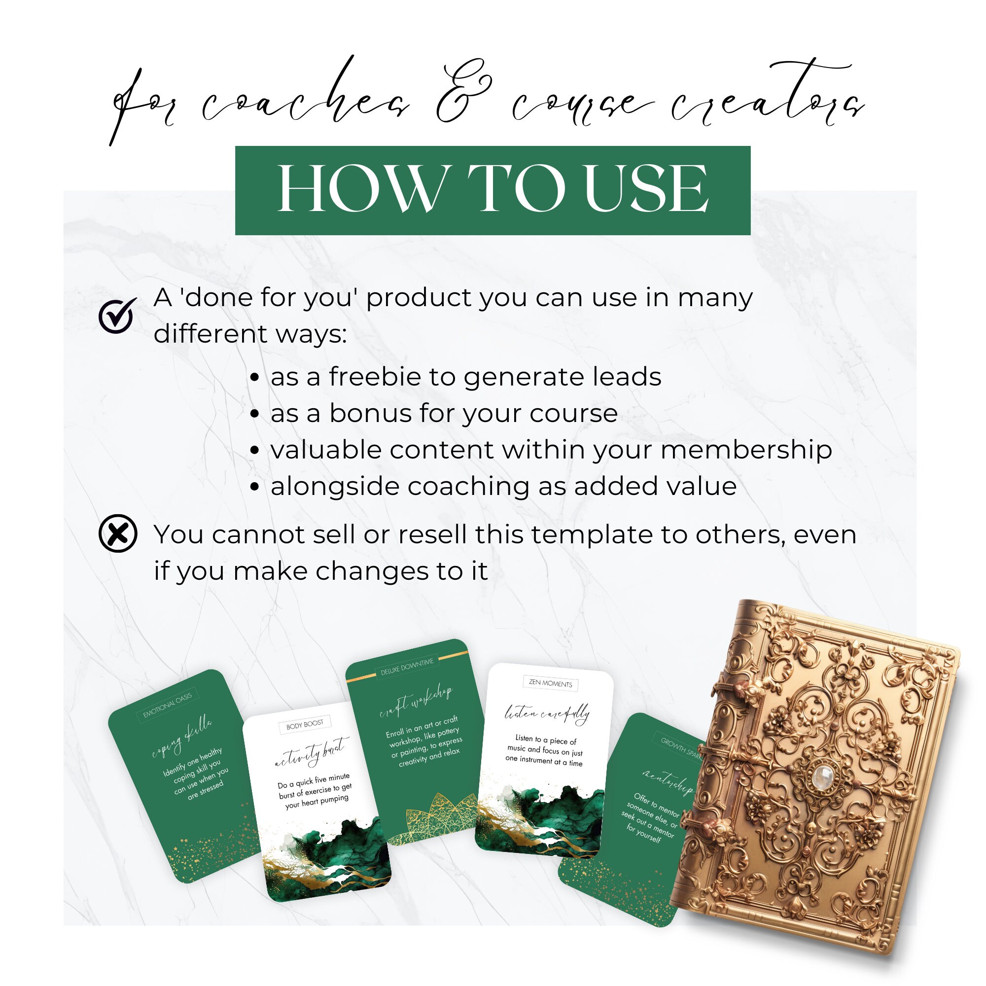 Self Care Activity Cards, Printable, Wellness Mindfulness, Done for You ...