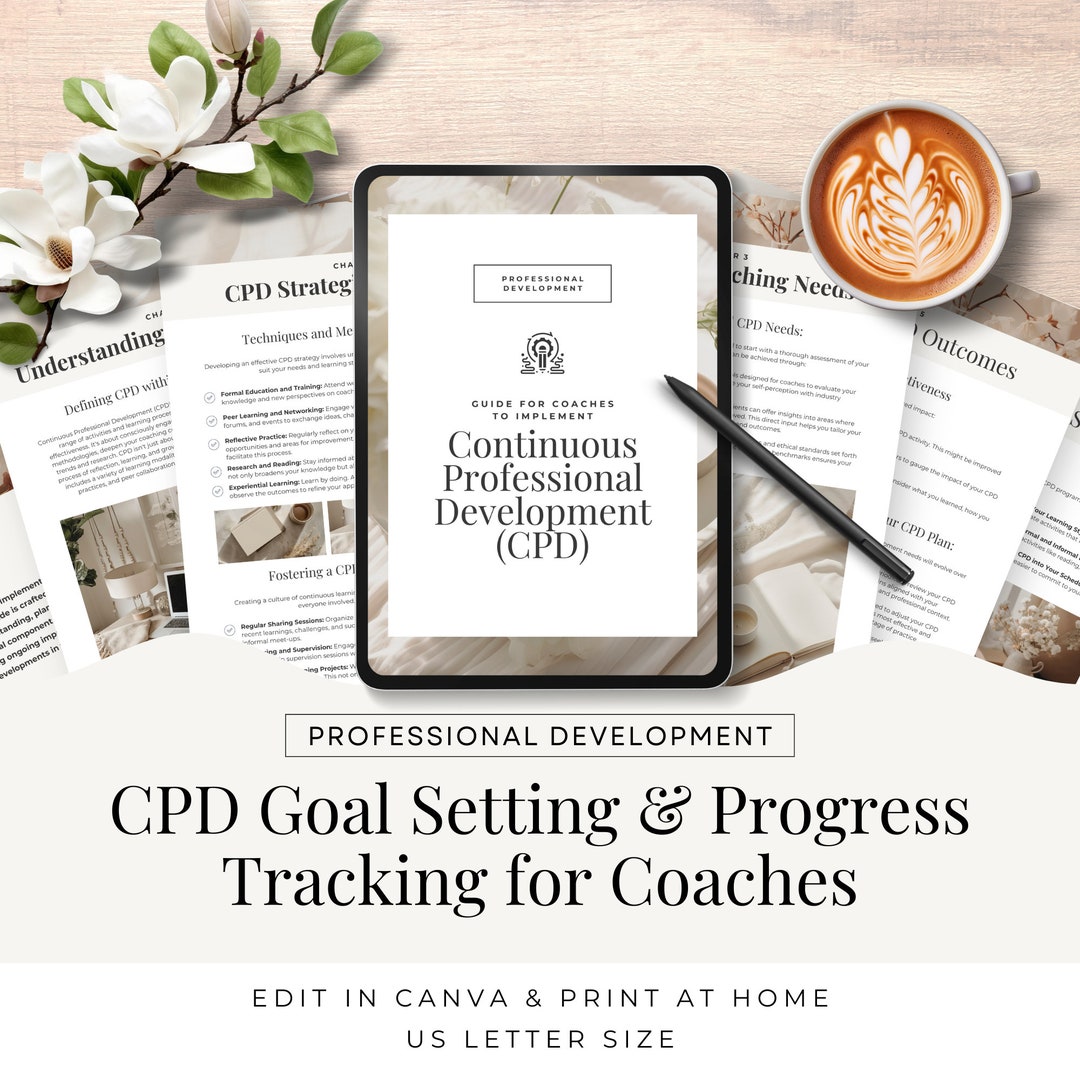 Coach CPD Guide Canva Template Freebie Lead Magnet Continuing ...