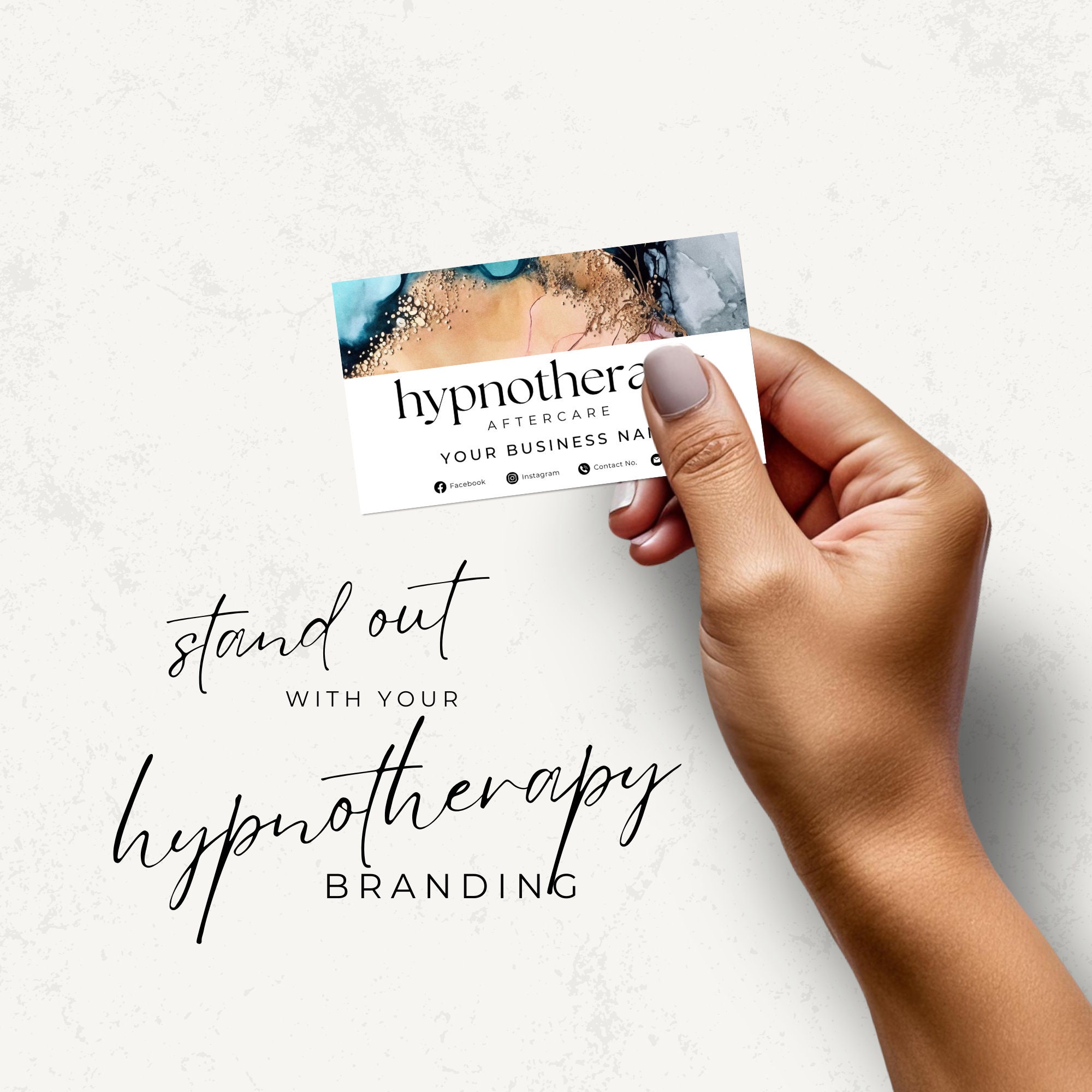 Printable Hypnosis Post Session Card Template, Aftercare Card ...