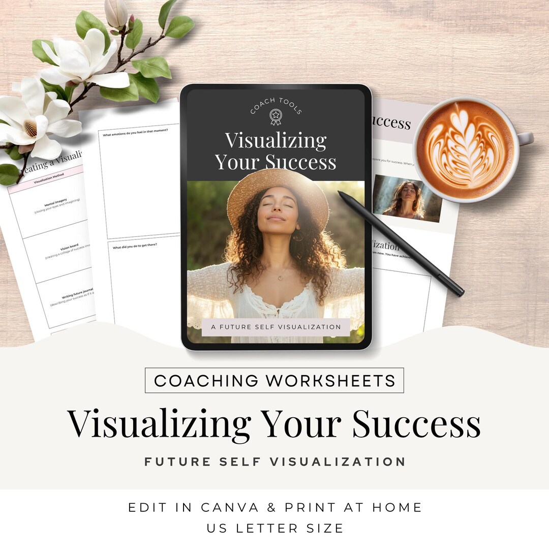 Visualize Your Success Worksheet Mindset Development Life Coach ...