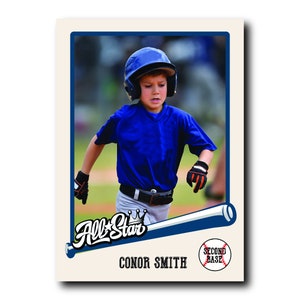 Custom Baseball Card All Star - Etsy