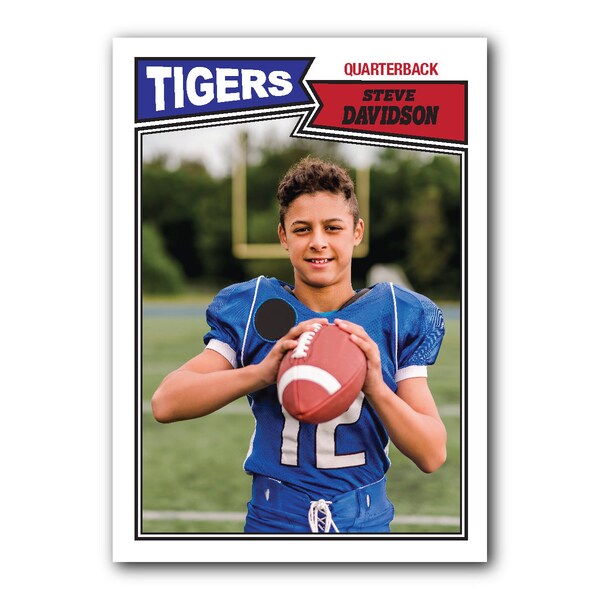 Custom Football Card - Etsy
