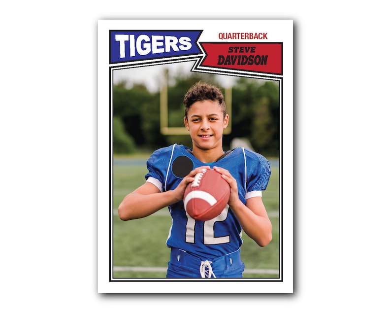 Custom Football Card Flags Design - Etsy