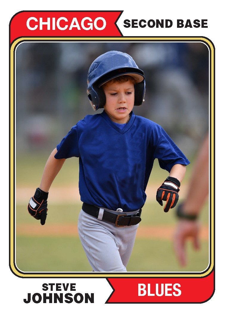 Custom Baseball Card Vintage Style - Etsy
