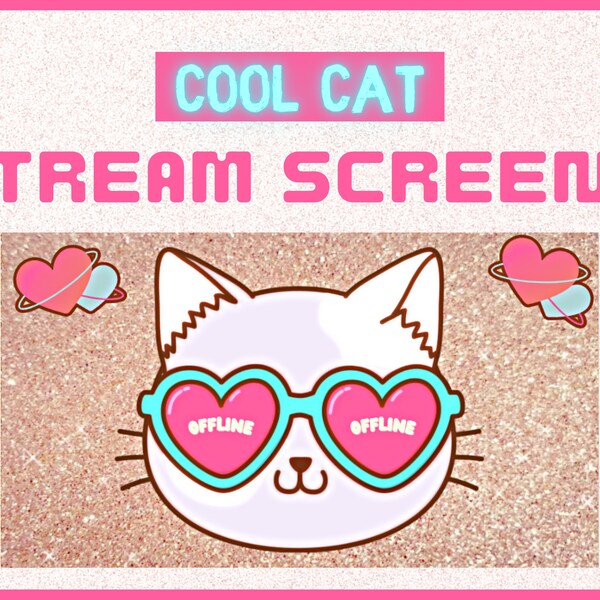 Girl Power Animated Overlay Twitch Pink Overlay Twitch Overlay Overlay ...