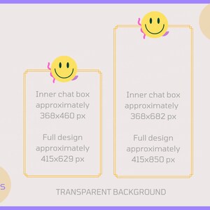 Twitch Chat Box Overlay Yellow Twitch Overlay Chat Stream | Etsy