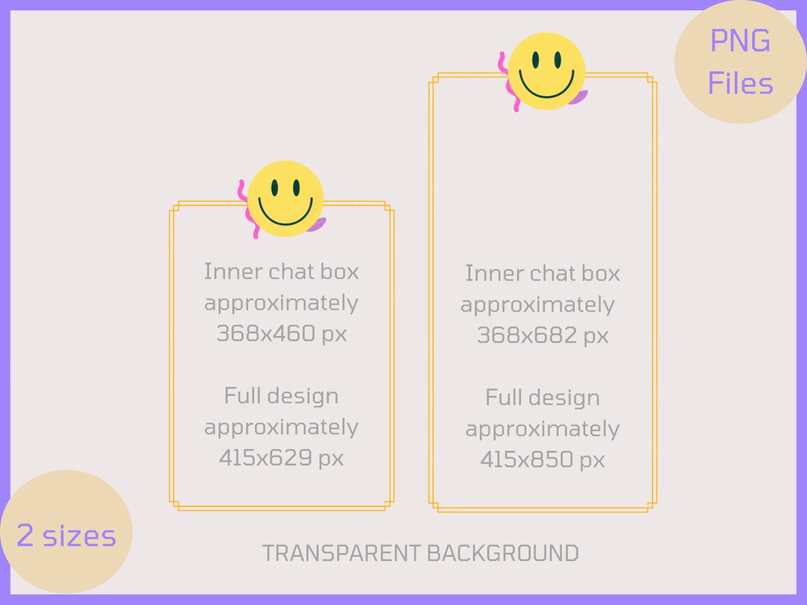 Twitch Chat Box Overlay | Yellow Twitch Overlay | Chat Stream | Twitch ...