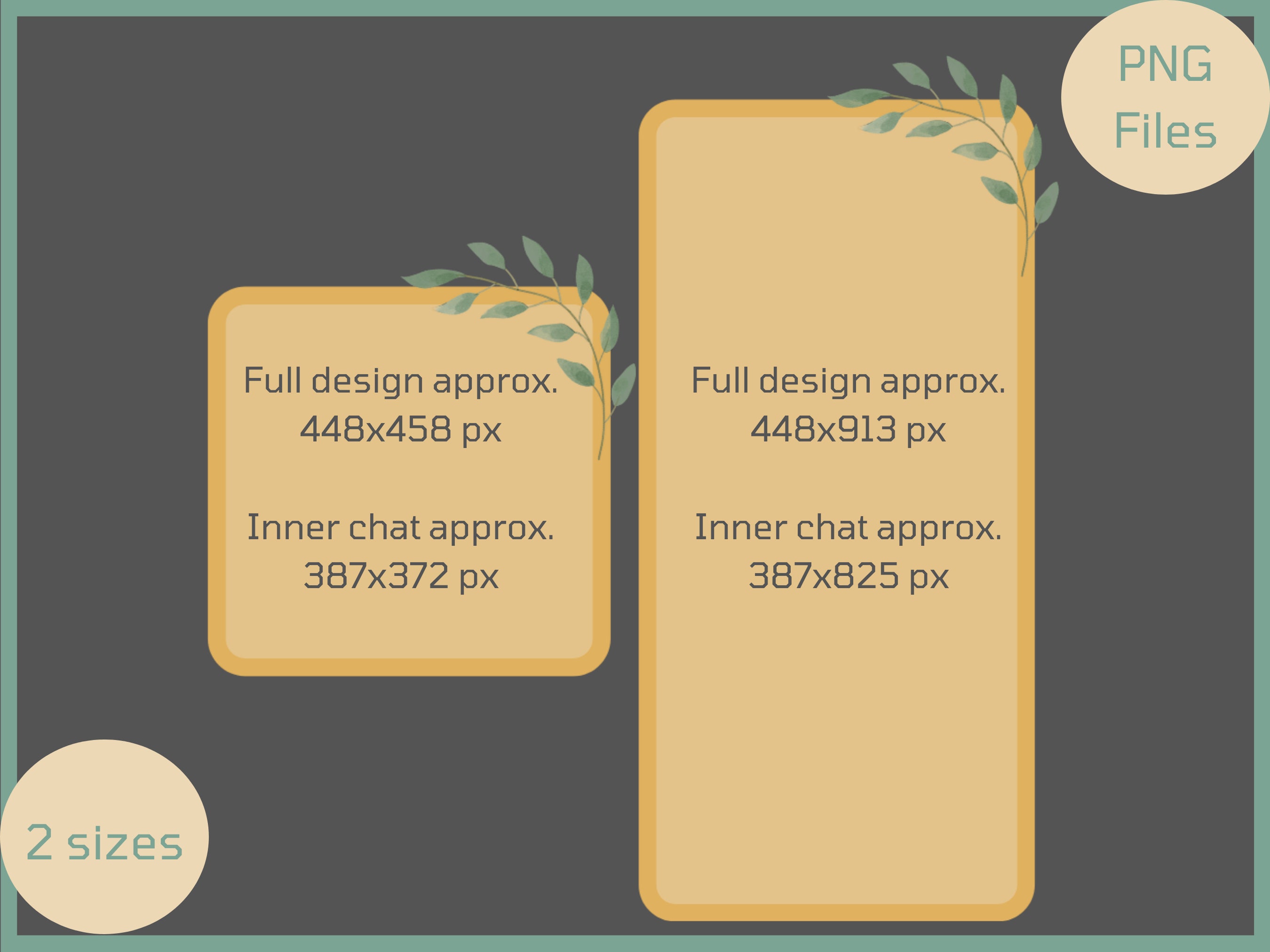 Twitch Chat Box Overlay | Boho Twitch Overlay | Chat Stream | Twitch ...