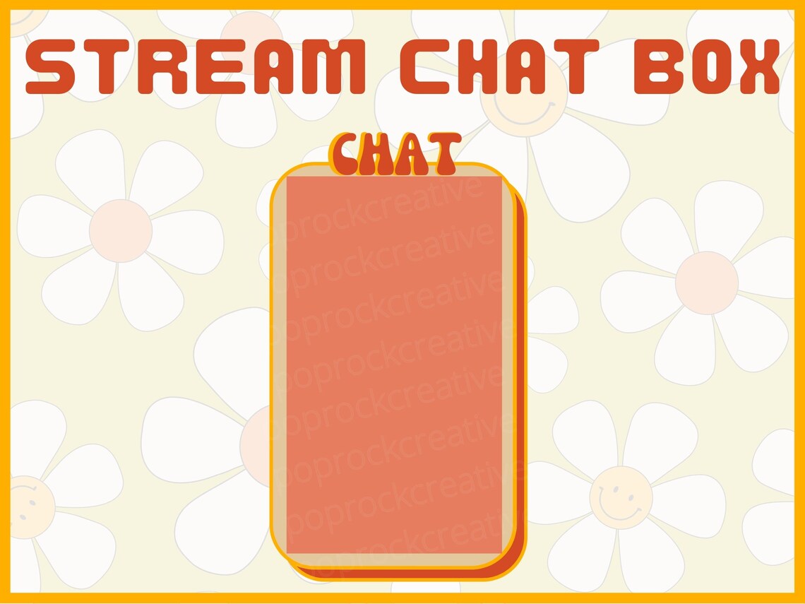Twitch Chat Box Overlay | Retro Twitch Overlay | Chat Stream | Twitch ...