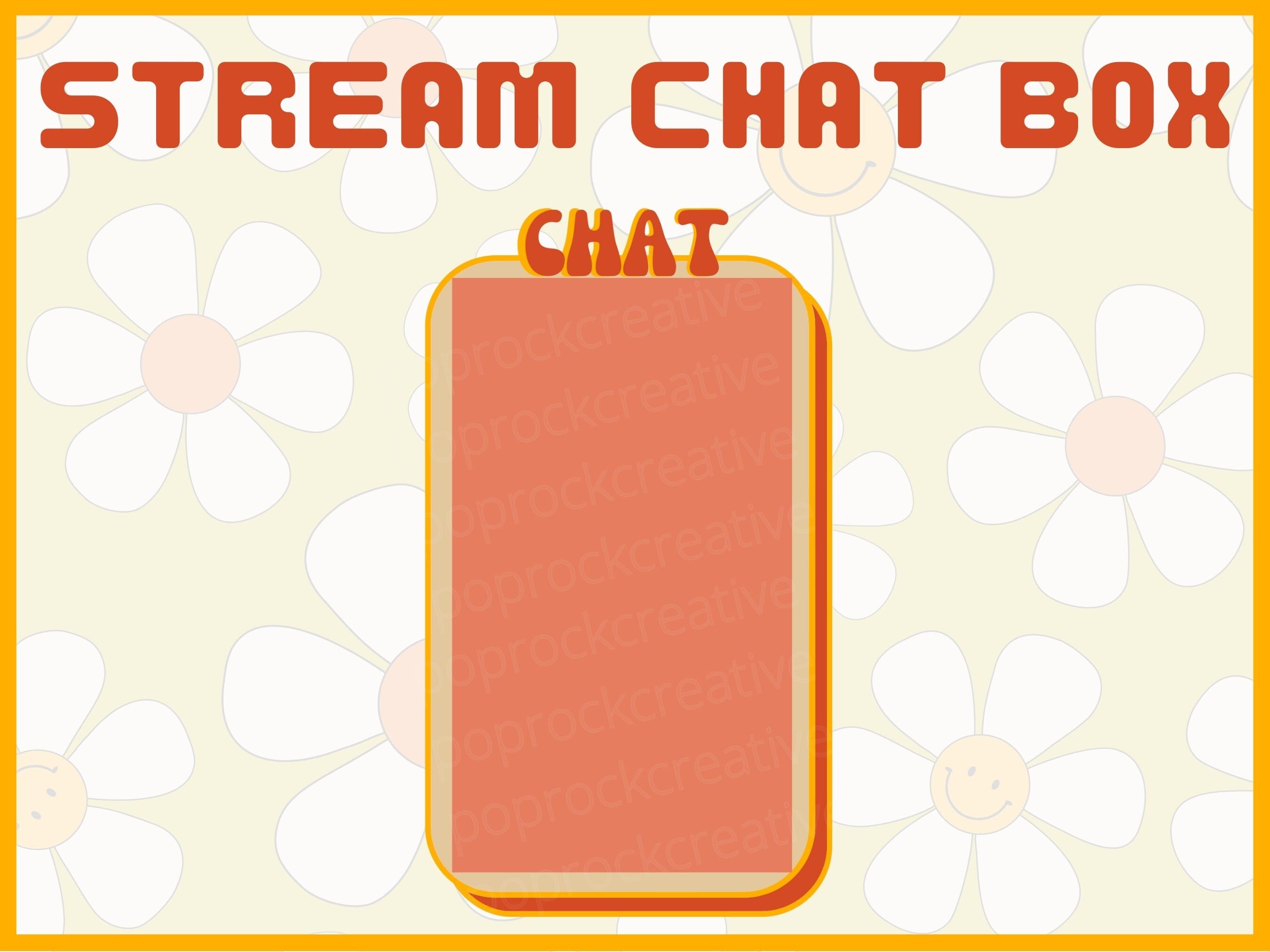Twitch Chat Box Overlay | Retro Twitch Overlay | Chat Stream | Twitch ...