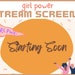 Girl Power Animated Overlay | Twitch Pink Overlay | Twitch Overlay ...