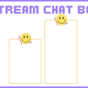Twitch Chat Box Overlay Yellow Twitch Overlay Chat Stream - Etsy