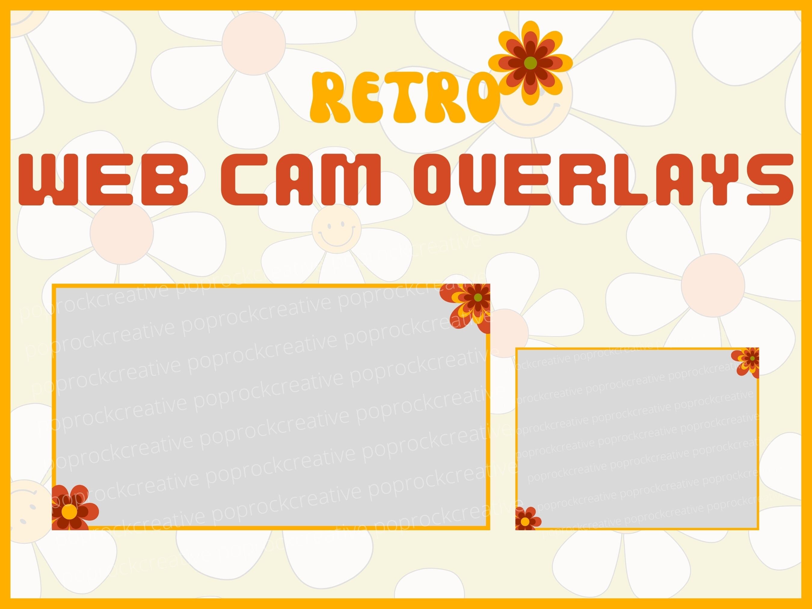 Twitch Web Cam Overlay | Retro Twitch Overlay | Web Cam | Twitch Theme ...