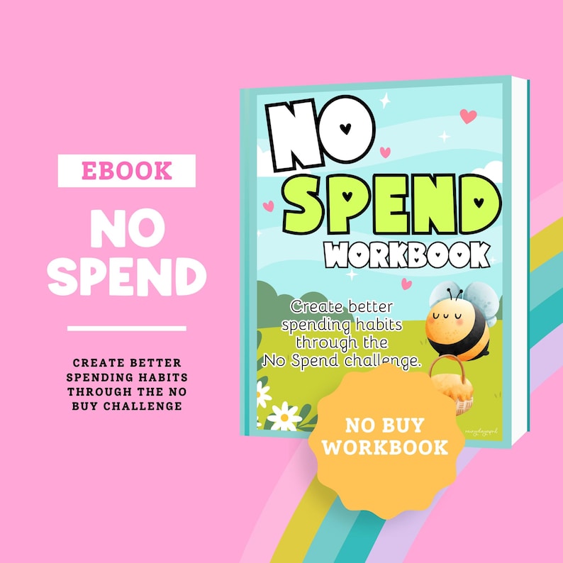 No Buy, No Spend Challenge Workbook: Undated Tracker (digital Download ...
