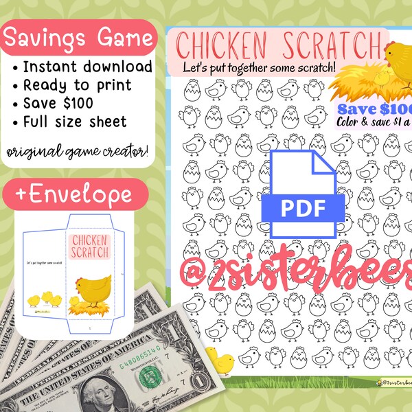 Chicken Scratch - Etsy