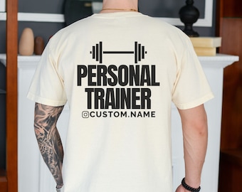 Custom Coach Shirt, Custom Personal Trainer Shirt, Bodybuilding Shirt ...