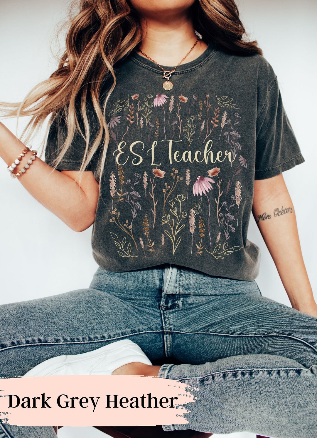 ESL Teacher Shirt, ESL Teacher Tshirt, ESL Teacher Gift, English ...