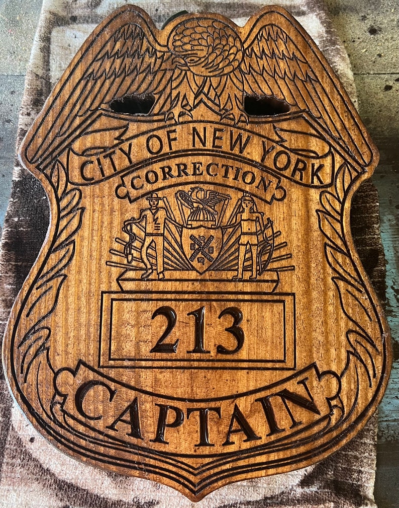 Custom Wood Badge Replica 3D Cut - Etsy