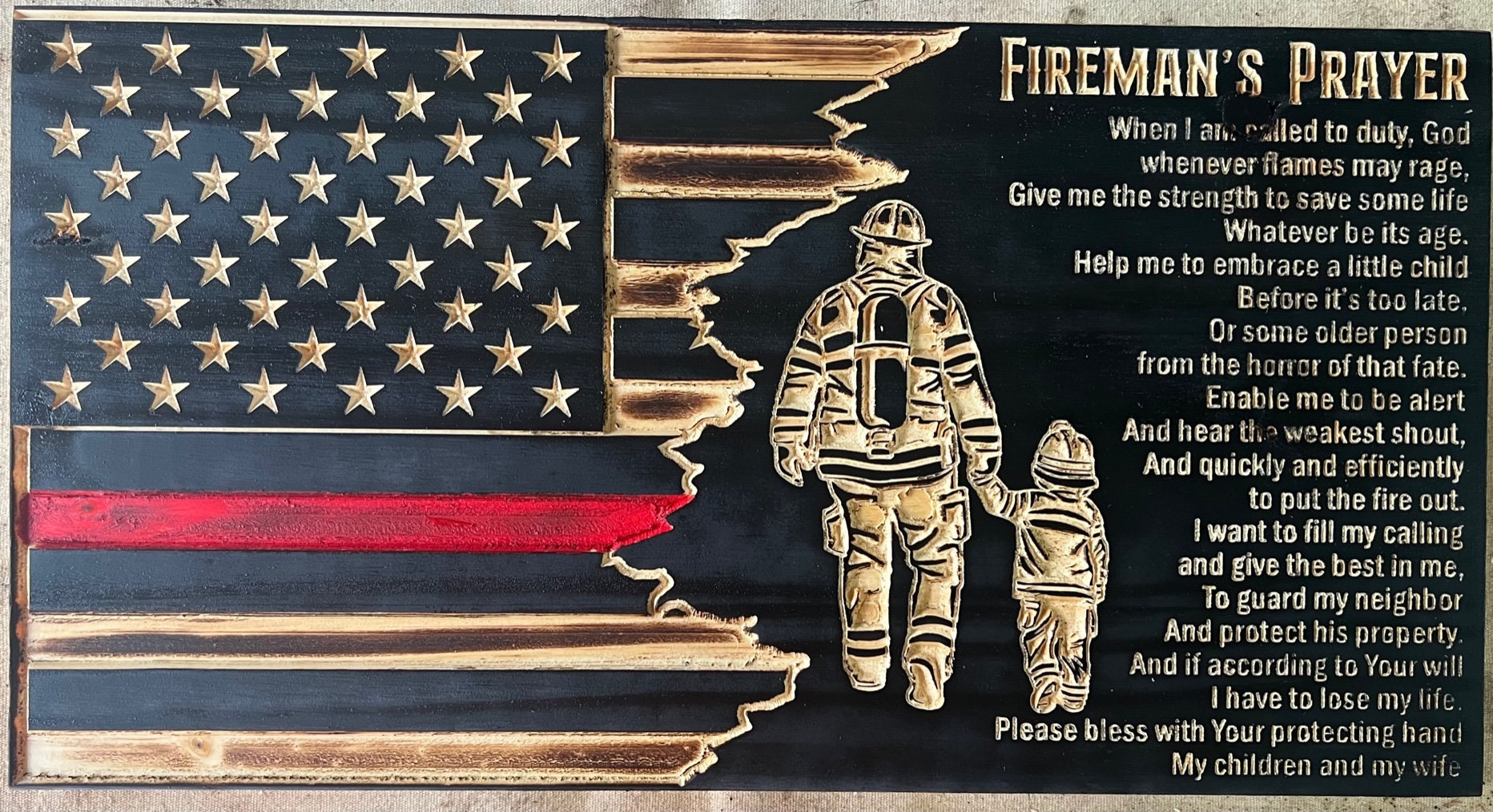 Assorted American Flag Plaques 2 - Etsy