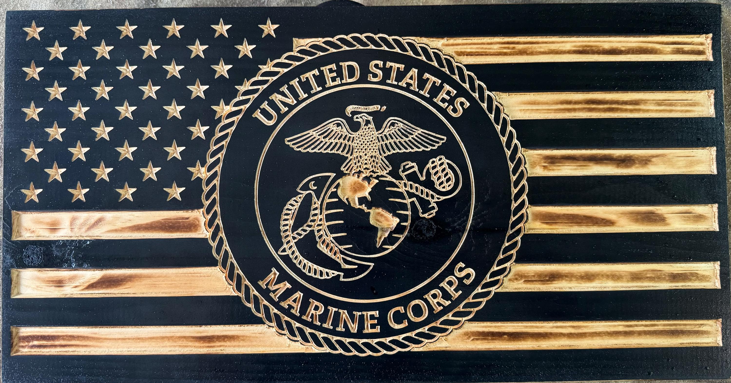 US Miltary Flag Plaques - Etsy