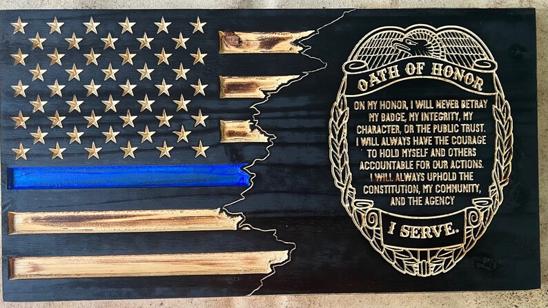 Assorted American Flag Plaques 2 - Etsy