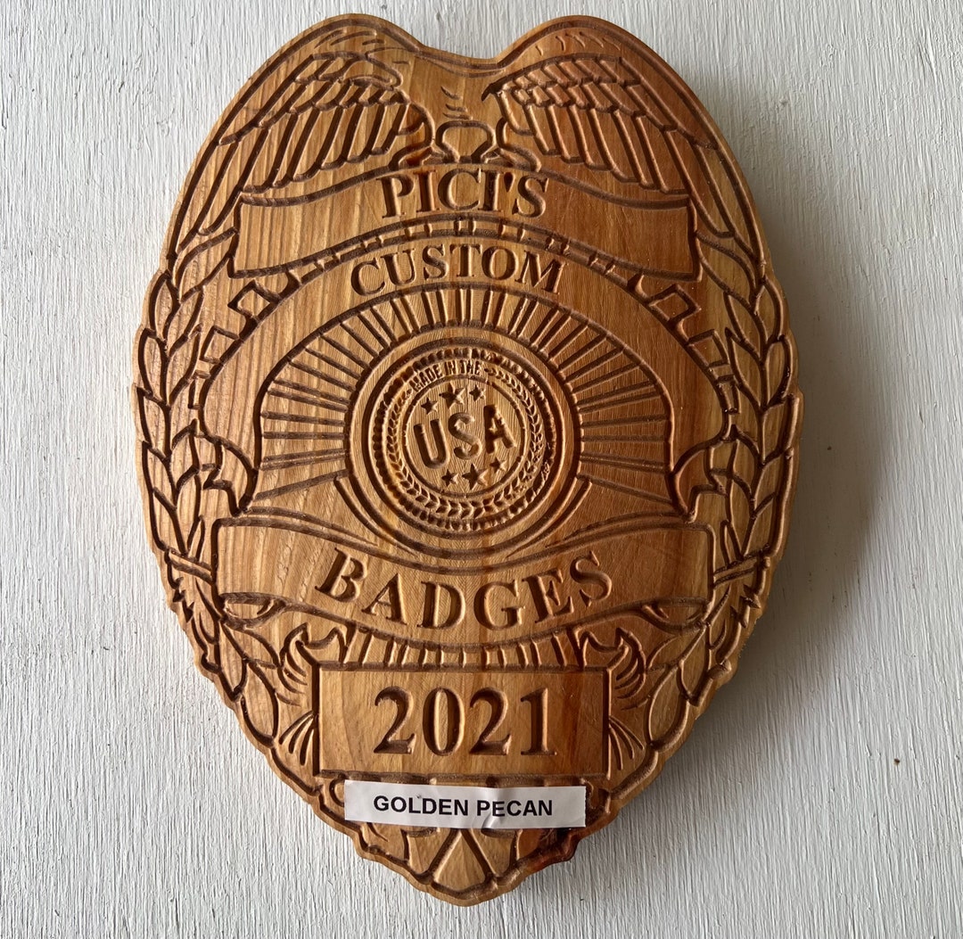 Custom Wood Badge Replica 3D Cut - Etsy