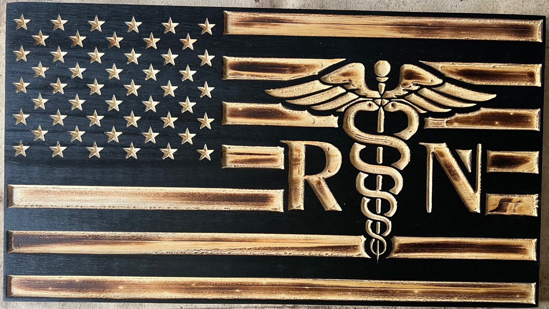 Assorted American Flag Plaques 2 - Etsy