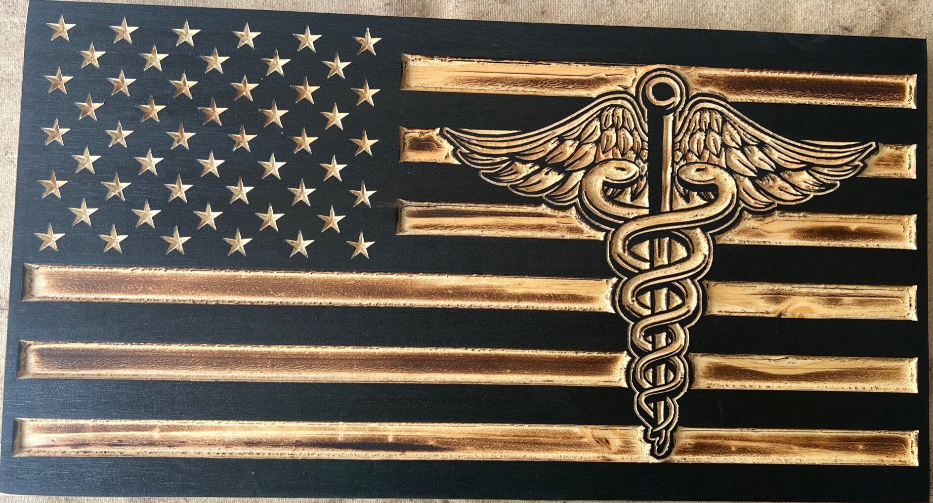 Assorted American Flag Plaques 2 - Etsy